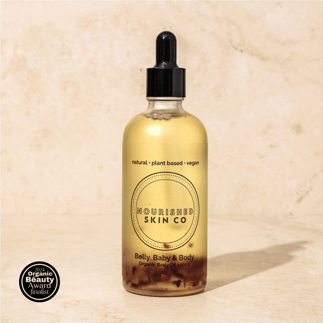 Organic Belly & Baby Body Oil for Delicate Skin – Nourished Skin Co